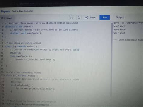 sanjee vani m on linkedin create a java program that uses polymorphism