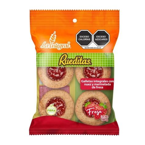Rueditas De Fresa La Integral 160 Grs Merkabastos