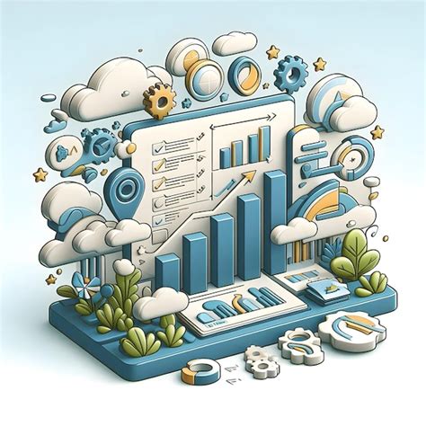 An Illustrative 3d Flat Icon For Successful Design With Ample Space For