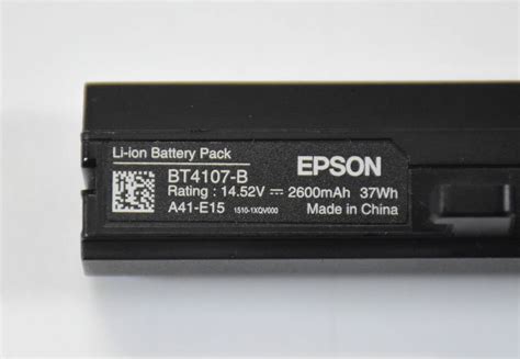 Epson A41 E15 Bt4107 B バッテリー残容量90以上充電可能1452v 37wh Jn4300 Nj4300e