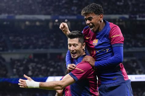 Lewandowski Yamal Give Barcelona A 4 0 Win Over Real Madrid Cgtn
