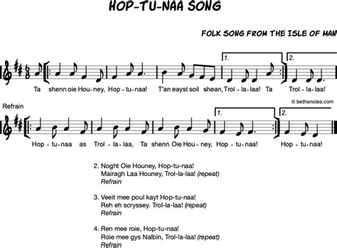 Hop Tu Naa Song Beths Notes Songs And Resources