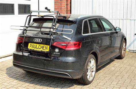 Bike carrier for Audi A3 Sportback g-tron (8V) | Paulchen Heckträger ...