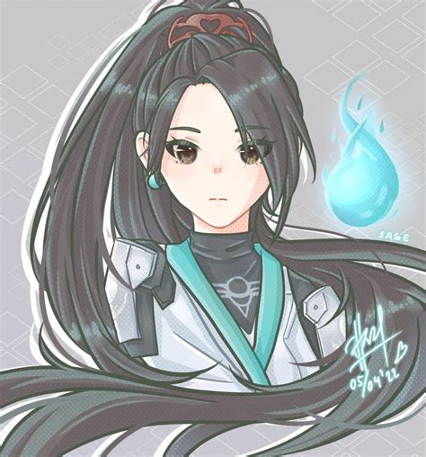 Sage Valorant Fanart