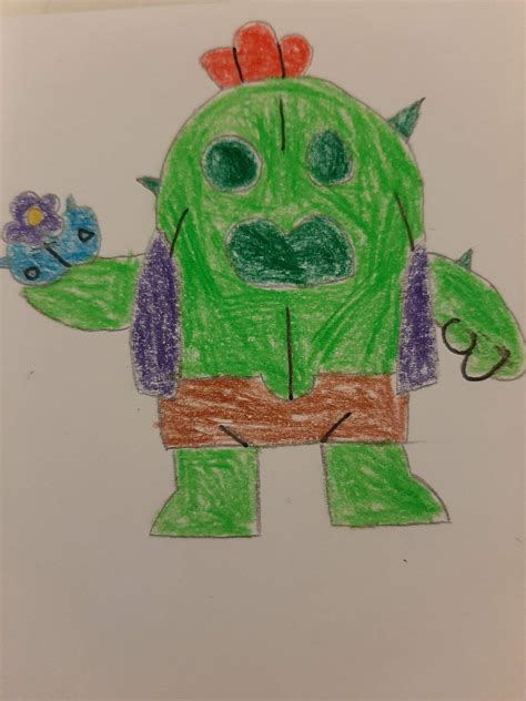 Spike Brawl Stars Wiki Art Amino