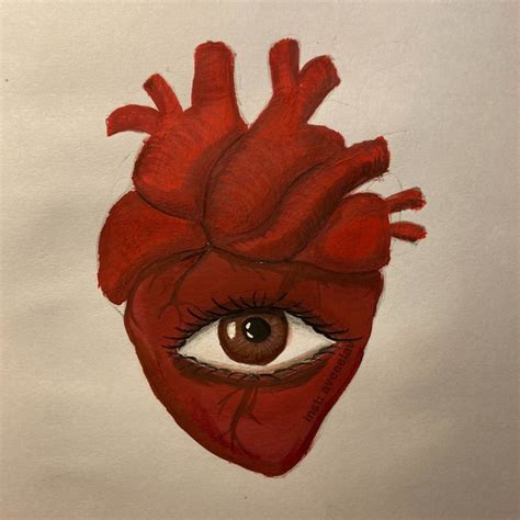 сердце с глазом En 2022 Dibujos Inspo De Arte Arte De Collage