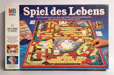 Spiel Des Lebens Dunkelblaue Ausgabe 1984 MB Spiele A26 Spiel