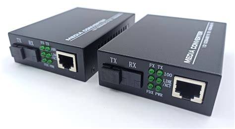 Комплект оптических медиаконвертеров WDM 10/100Base-TX/100Bace-FX ...