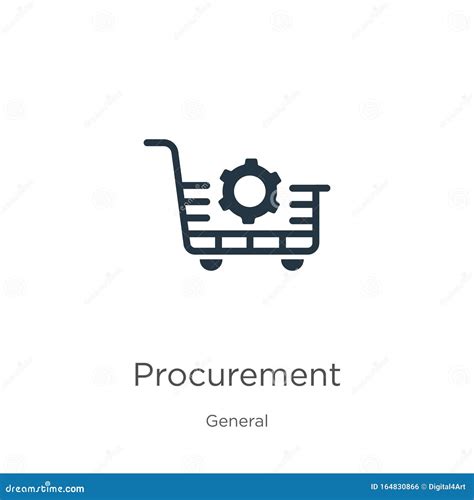 Procurement Icon Vector Trendy Flat Procurement Icon From General