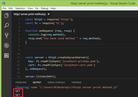 Node Js Server Obtain Request Method Techtutorialsx