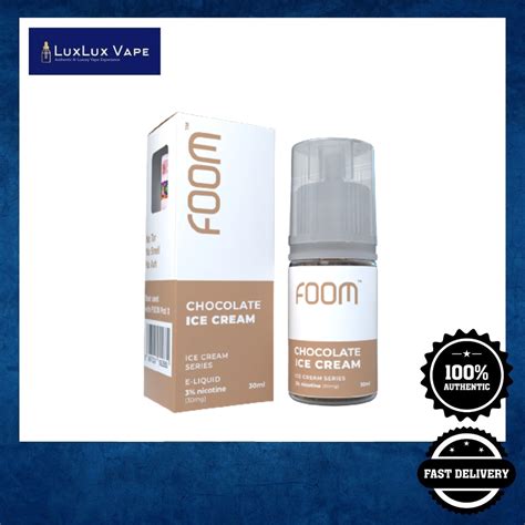 Jual Foom Chocolate Ice Cream Salt Nic 30ml Authentic By Foom Lab