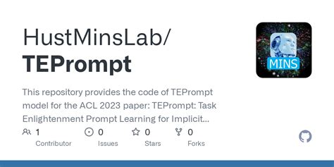 GitHub HustMinsLab TEPrompt This Repository Provides The Code Of