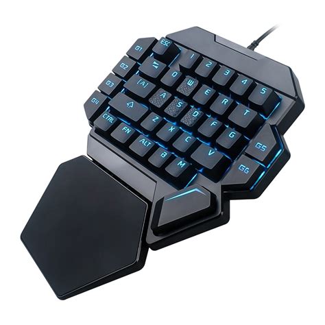 One Handed Keyboard RGB One Hand Mechanical Gaming Vicedeal