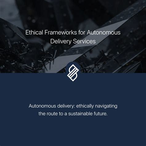 Ethical Frameworks For Autonomous Delivery Services → Scenario