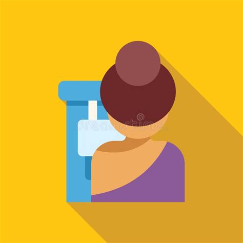 Woman Putting Ballot Paper In Electronic Vote Counter During Election