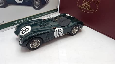 CMC 1:18 - 1 - Model car - Jaguar C-type Winner 24h France 1953 in ...