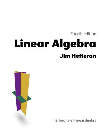 Free Linear Algebra Textbook
