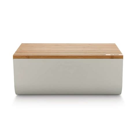 Alessi Mattina Bread Bin Warm Grey Design Is This