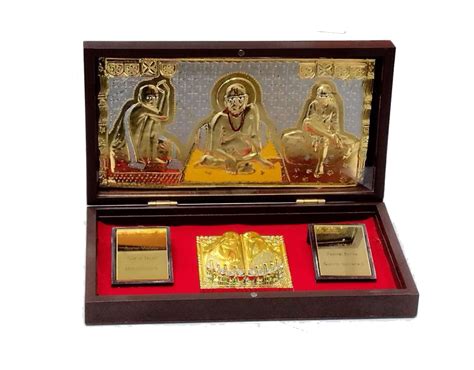 Buy Gold Foil Charan Paduka Shree Gajanan Maharaj Swami Samarth And