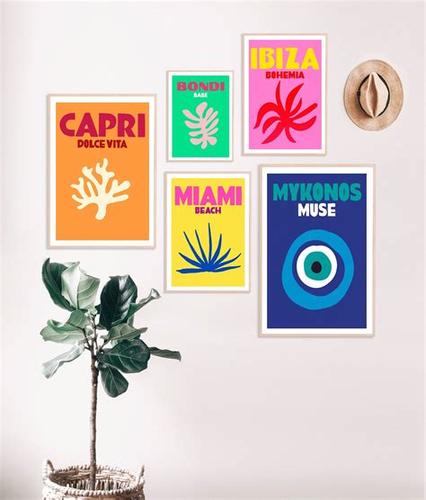 Assouline Print Set Of 5 Prints Digital Download Assouline Poster