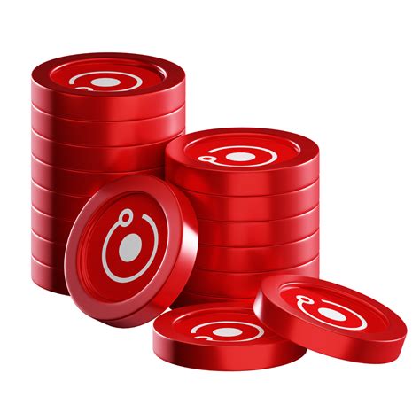 Render Token Rndr Coin Stacks Cryptocurrency 3d Render Illustration 21628037 Png