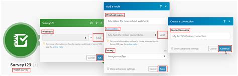 how to configure an integromat webhook to upload arcgis survey123