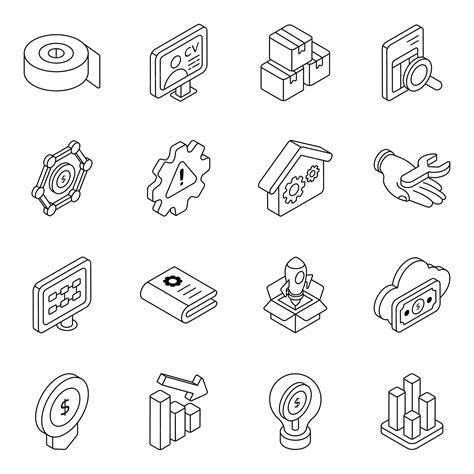 premium vector pack of data and analytics flat icons