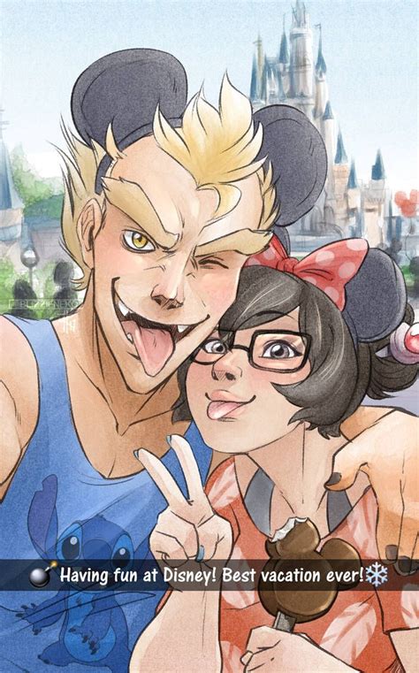Meihem Snapchat By Blizzieneko On Deviantart Overwatch Comic