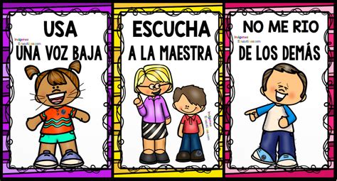 Normas De Clase Del Maestro Carteles Para Decorar Cua