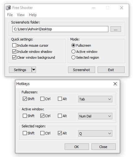 Free Shooter Is A Simple And Open Source Screenshot Tool For Windows GHacks Tech News