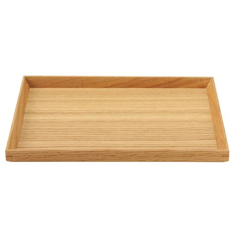 木製方形托盤27×19 無印良品