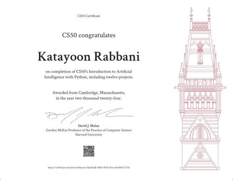 Katayoon Rabbani On Linkedin Cs50ai Ai Artificialintelligence