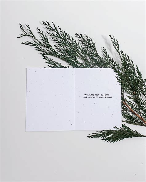 Seed Paper Greeting Card Lively Root