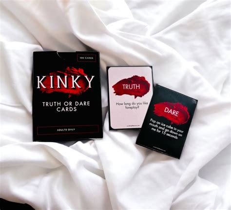 Kinky Truth Or Dare 100 Card Deck Limited Quantity Adults Etsy