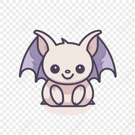 귀여운 작은 귀엽다 박쥐 그림 흰색 절연 벡터우수이욱스 Png 일러스트 무료 다운로드 Lovepik