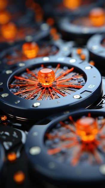 Premium Photo A Microscopic View Of Aipowered Nano Bots
