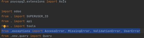 add odoo exceptions to models pyi · issue 10 · odoo ide odoo stubs