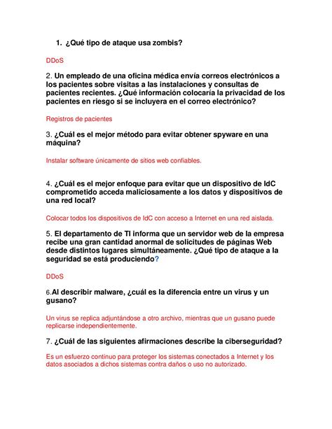 Calaméo Respuestas Del Examen De Cisco Cybersecurity