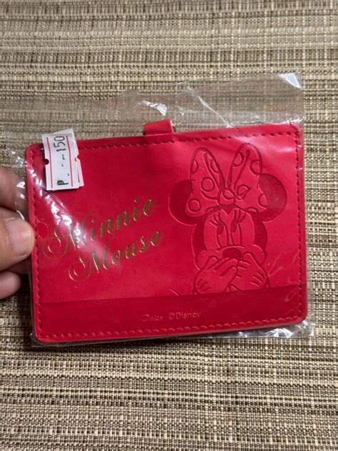 Disney Minnie Mouse Ic Card Holder Disney Minnie Mouse Id Card Holder Hobbies And Toys