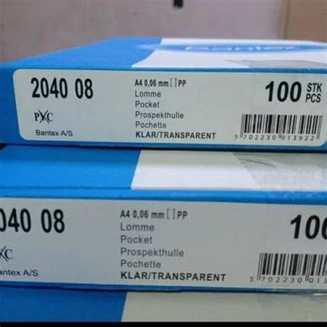 Promo Bantex Pocket Sheet Protector Bantex Pp Pocket Bantex 100 Pcs Stationery Bantex
