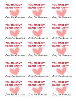 Valentine S Day Gram Locker Tag By Lauren Burrows TPT