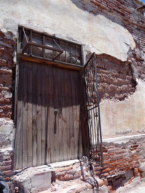 Old Adobe Brick Building In Guaymas Mexico Photograph By Juanita Witkop