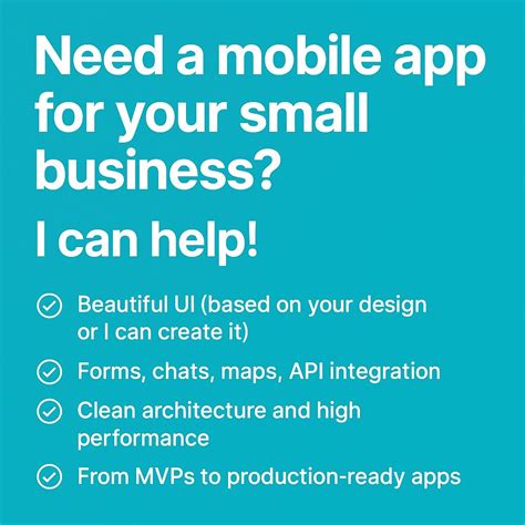 Flutter Mobiledevelopment Smallbusiness Appdevelopment Freelance