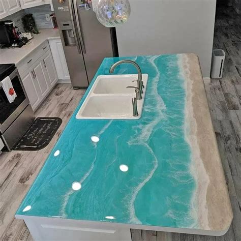 Resin Epoxy Kitchen Countertop Good Price Epoxy Resin Countertop