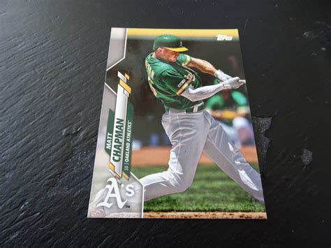 Topps Card Matt Chapman Near Mint Oakland Athletics On EBid United States