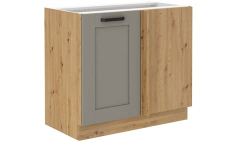 Szafka Kuchenna Z Szufladami LUNA 80 D 3S BB Claygrey Artisan