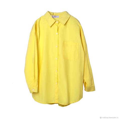 Рубашка желтая в интернет магазине на Ярмарке Мастеров Рубашки Москва доставка по России