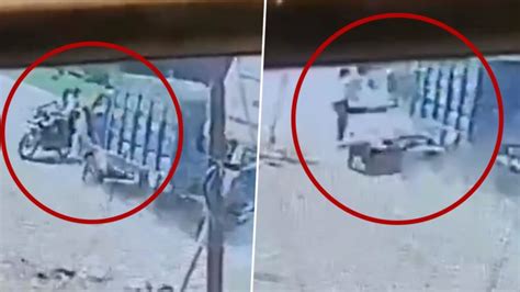 Accident Caught On Camera In Fatehpur 2 Killed After Speeding Truck