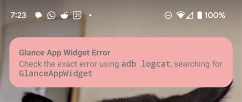 Glance Widget Error Rpixelphones