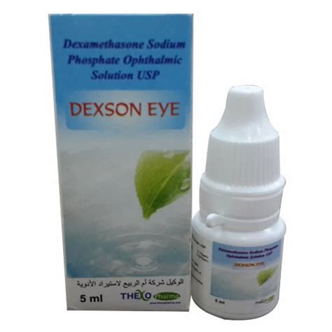 Dexson Eye Dexamethasone Phosphate Solution Packaging Size 5 Ml At